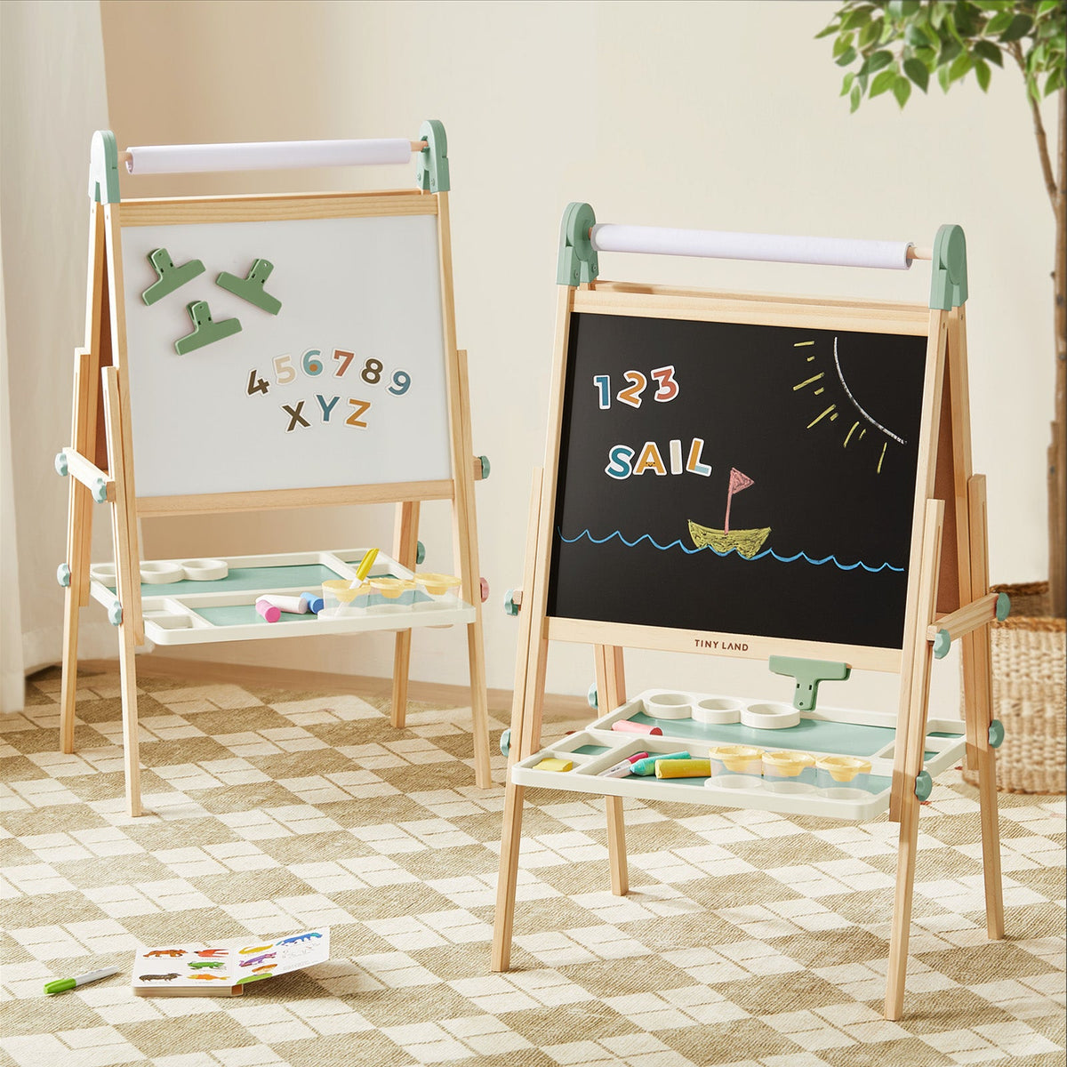 Tiny Land® Magnitales Easel for Kids - Green — Maison Nova