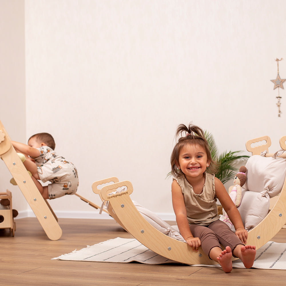 Montessori Climbing Gym with Cushion — Maison Nova