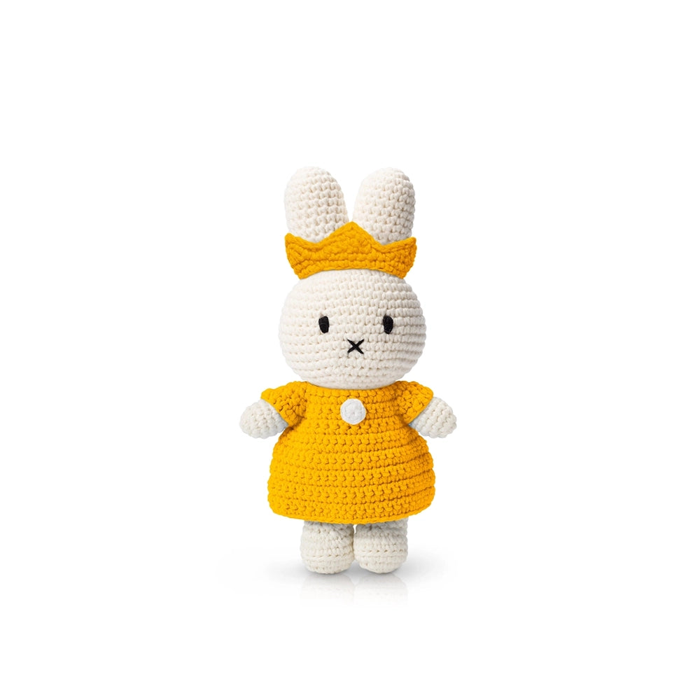 Miffy Crocheted Stuffed Plush - Miffy Queen in Yellow Dress — Maison Nova